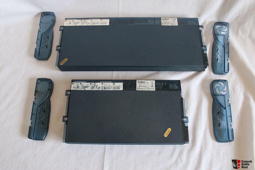 Audison Car Amplifiers SRx4 Four Channel + SRx2x Two Channel Photo ...