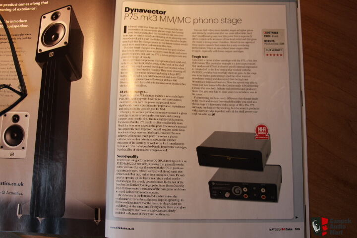 Dynavector P75 mk3 phono pre-amp Photo #754077 - UK Audio Mart