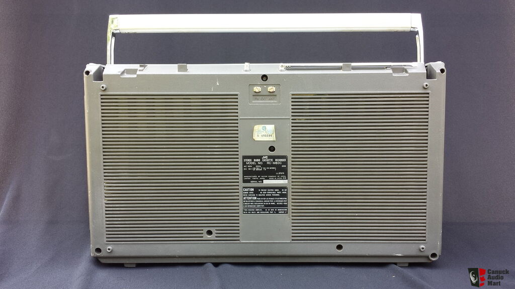 JVC BOOMBOX STEREO RADIO CASSETTE RECORDER MODEL RC-M80C Photo #761104 ...