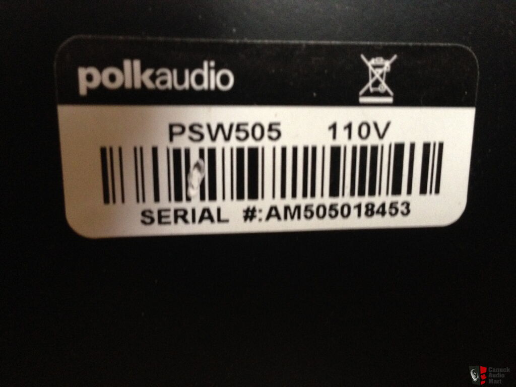 Polk Audio PSW-505 12" subwoofer Photo #766422 - Canuck Audio Mart