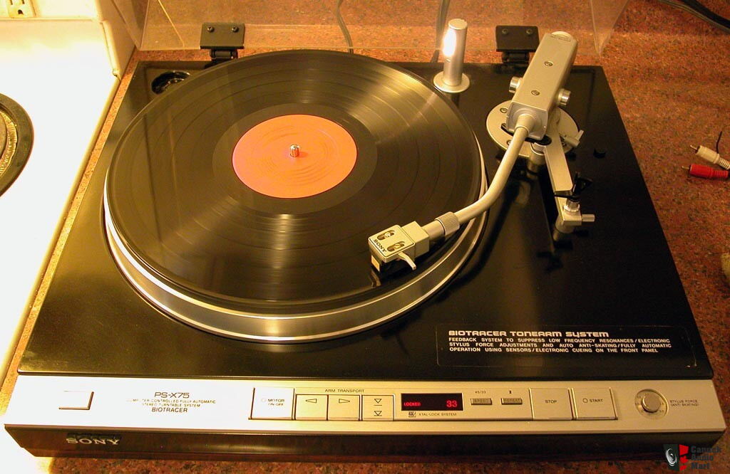 Sony PS-X75 Direct Drive Turntable (Matches ES Series Components) Photo ...