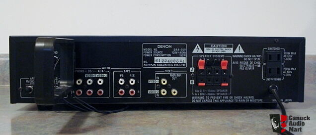 Denon DRA-35V stereo receiver Photo #772594 - Canuck Audio Mart