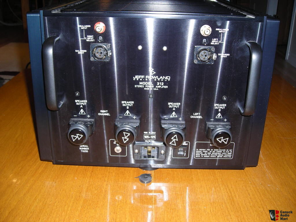 Jeff Rowland, model 312 in very good condition Photo #775019 - US Audio ...