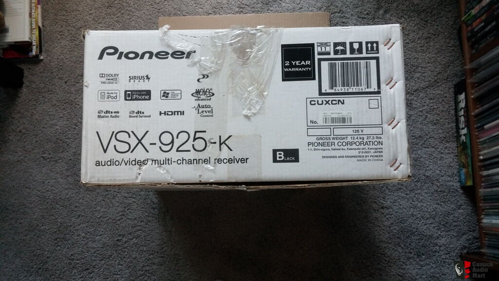 Pioneer VSX 925-K - mint - no remote-New Pics Photo #776101 - US Audio Mart