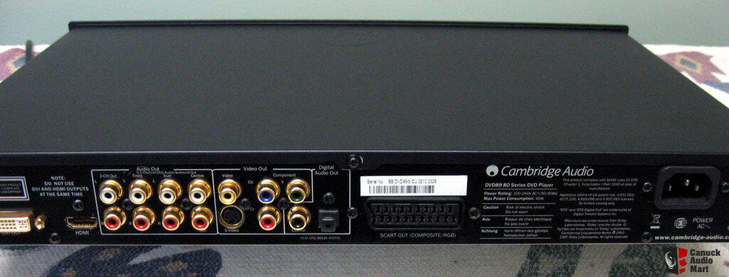 Cambridge Audio DVD89.... FREE Photo #784028 - US Audio Mart