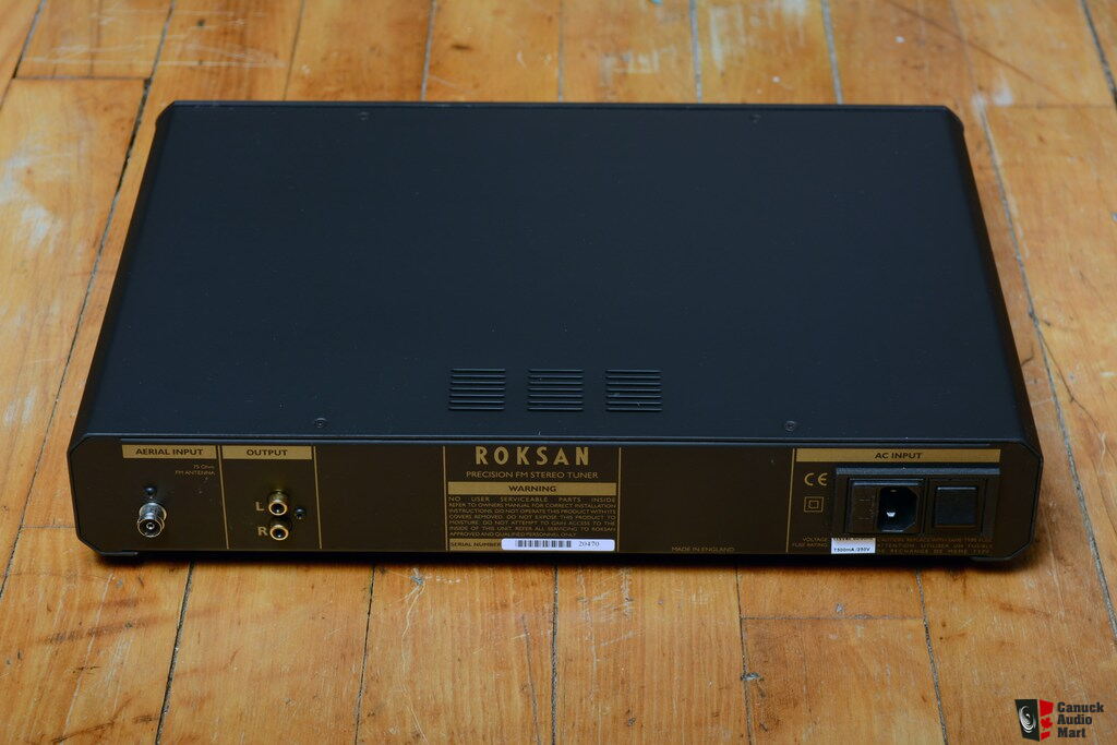 ROKSAN CASPIAN Precision FM Tuner – Multiple Award-Winning Unit Photo ...