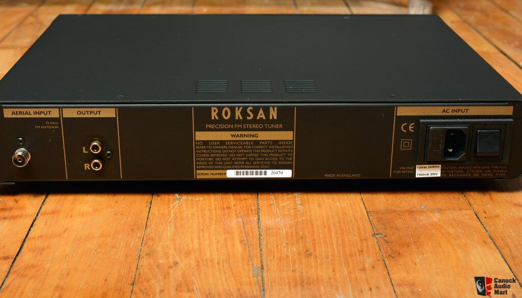 ROKSAN CASPIAN Precision FM Tuner – Multiple Award-Winning Unit Photo ...