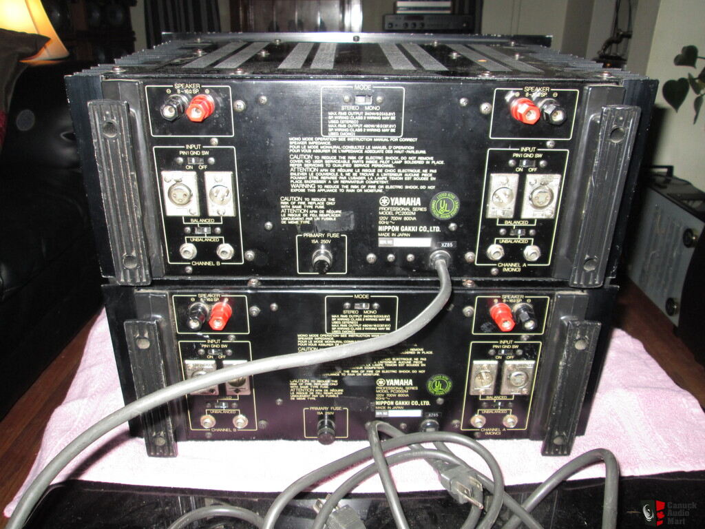 YAMAHA PC2002M PROFESSIONAL SERIE'S POWER AMP Photo #786590 - Canuck ...