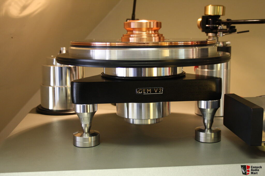 GEM CUSTOM TRI-BELT Turntable - Tone Arm - Phono Cable - Copper Center ...