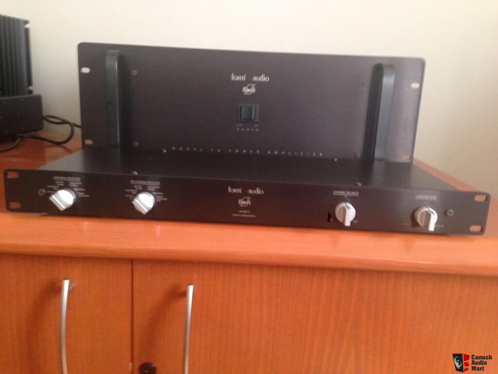 SET OF FORTÉ AUDIO MODEL 1a AND MODEL 2 PURE CLASS A, NELSON PASS ...