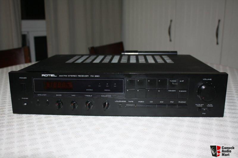 Rotel RX-850 Receiver **W.O.W- ONLY $75 Photo #789813 - US Audio Mart