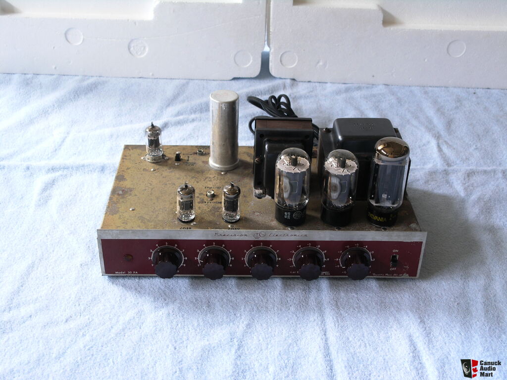 VINTAGE Precision Electronics Tube Amplifier MODEL 30PA 6L6 Tubes Photo ...