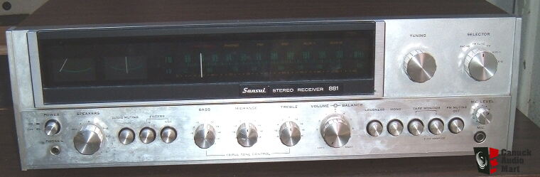 Sansui 881 receiver amp Photo #799885 - US Audio Mart