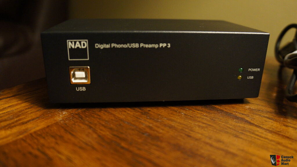 NAD PP-3 Digital Phono Preamplifier with Analog and USB Digital Outputs ...