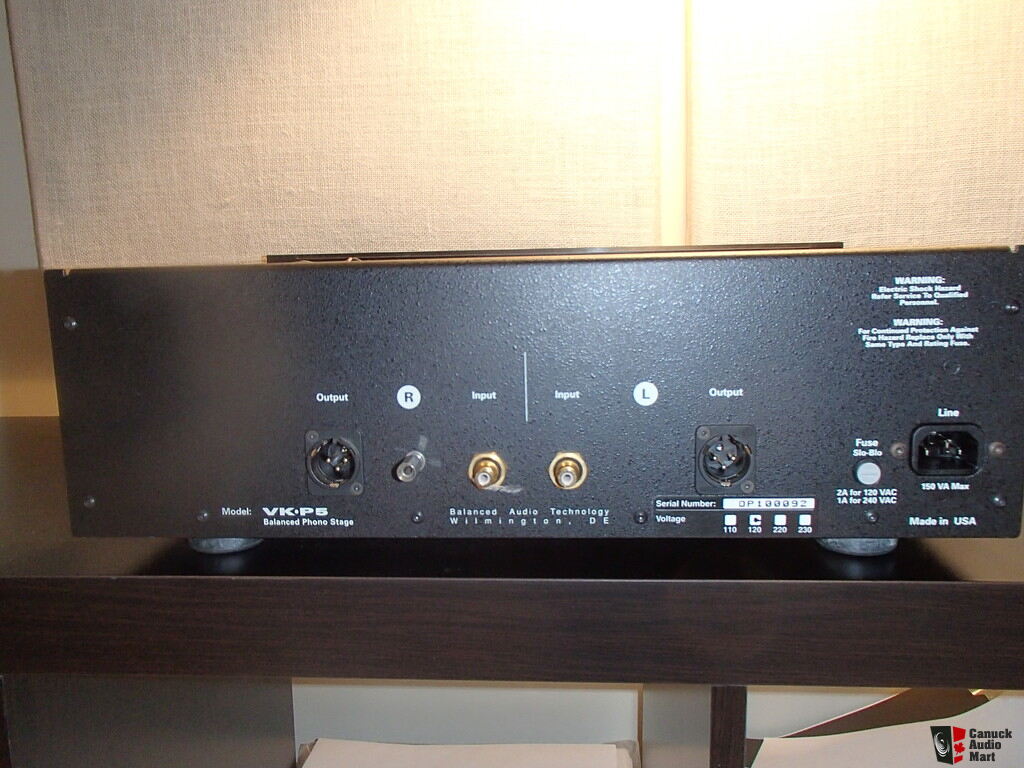 Balanced Audio Technology BAT Phono stage VK -P5 Photo #811511 - US ...