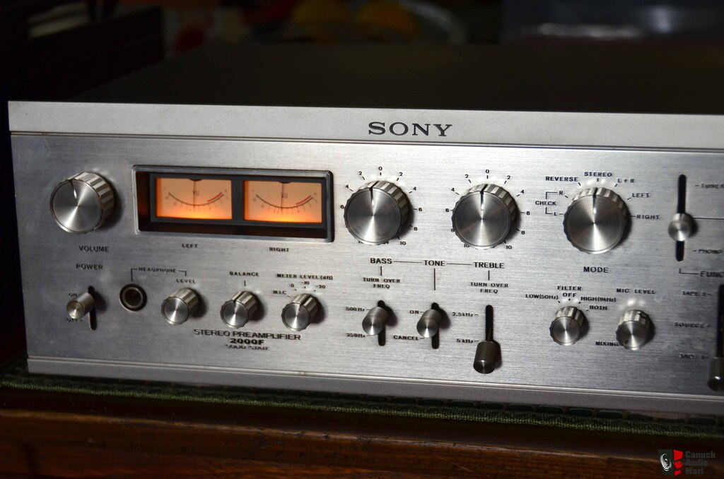 Sony TA 2000F Vintage Preamplifier Photo #814351 - Canuck Audio Mart