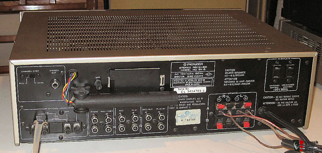 Classic PIONEER SX-6 Computer Controlled Stereo Receiver Works Great ...