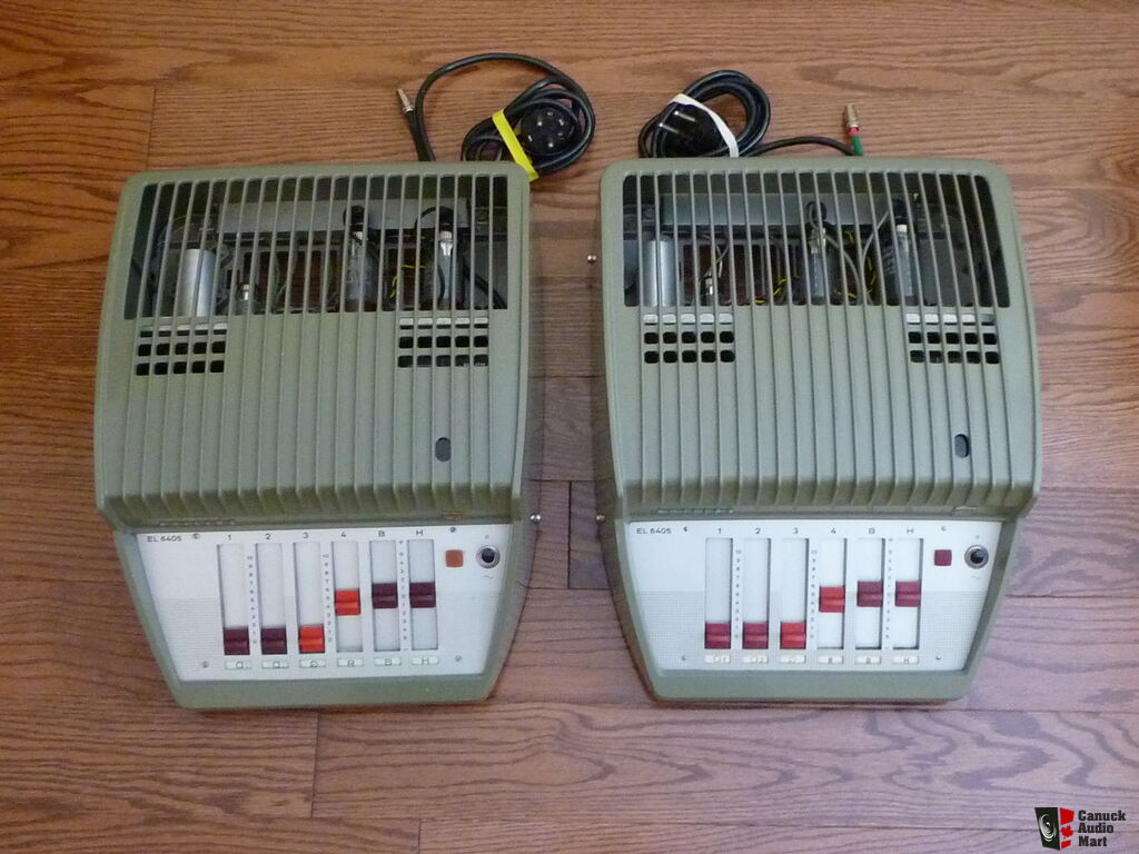 Rare pair of Philips Power/Mixing Amp EL6405 Photo #822060 - UK Audio Mart