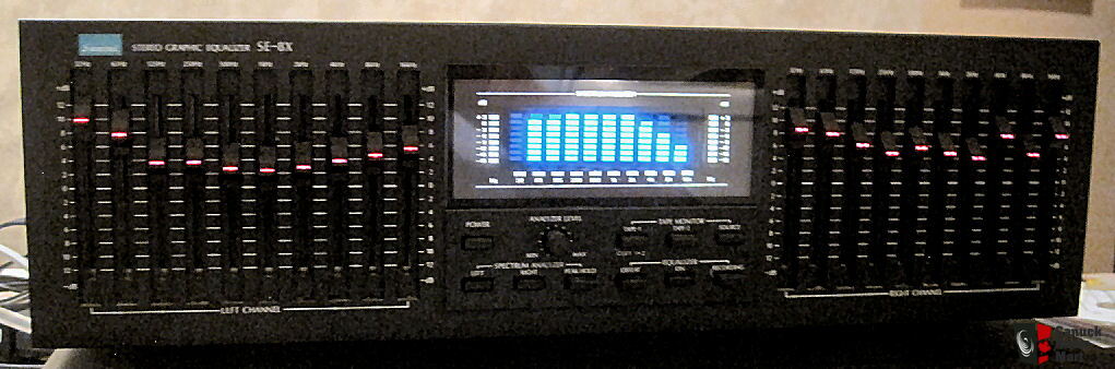 Sansui SE-8X Stereo Ten Band Graphic Equalizer with Spectrum Analyser ...