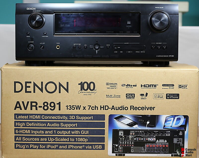 Denon AVR-891 7.1 HD Audio Receiver For Sale - UK Audio Mart