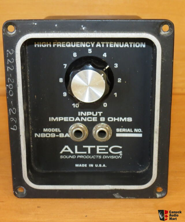 ALTEC CROSSOVER N809-8A ** free shipping Photo #828721 - US Audio Mart