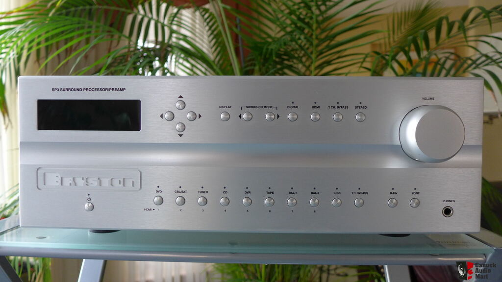 BRYSTON SP3 Surround Processor / Preamplifier -Silver For Sale - Canuck ...
