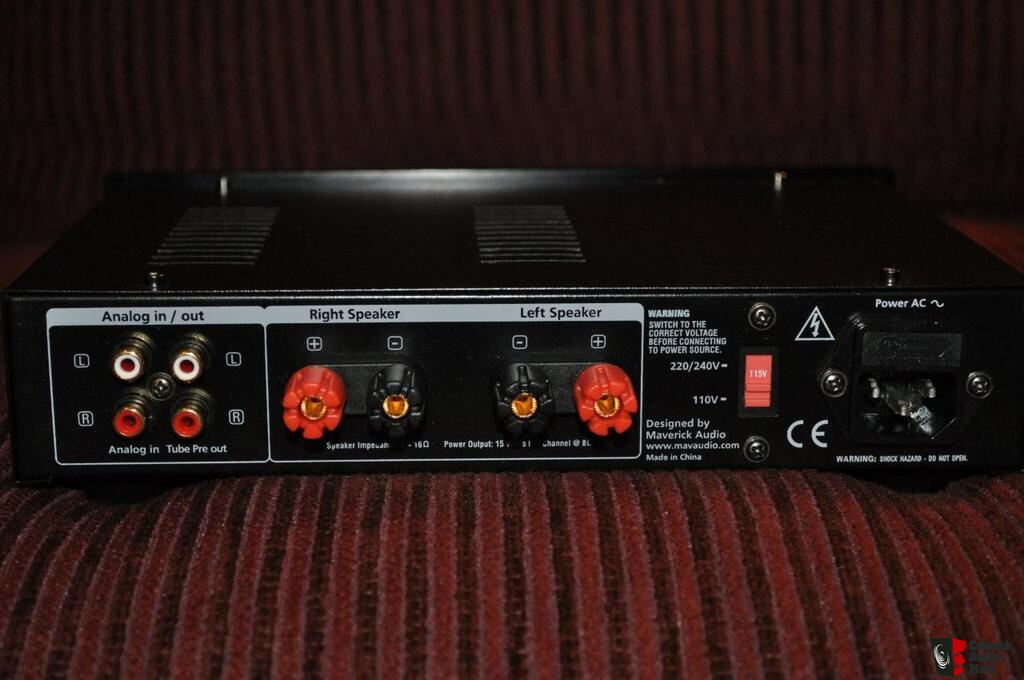 Maverick Audio A1 Hybrid Tube Speaker + Headphone Amplifier - MINT ...