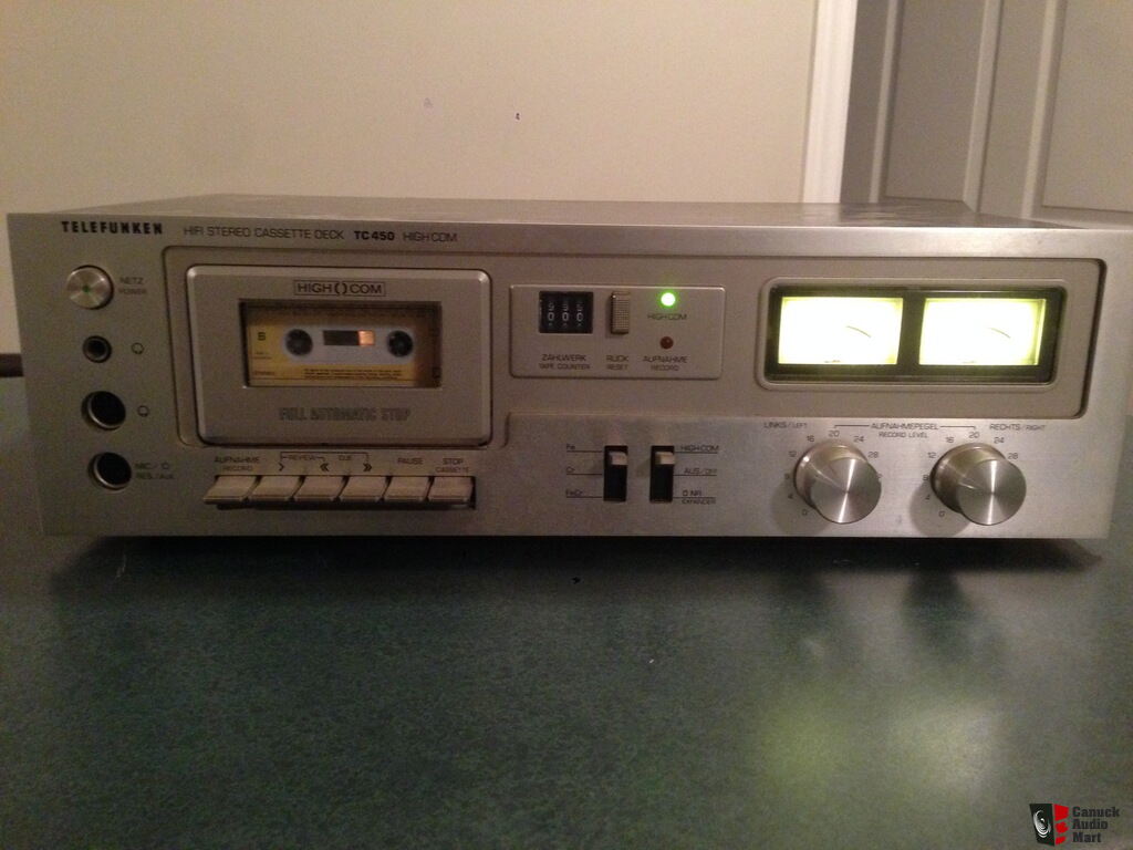 TELEFUNKEN TC-450 HIFI Cassette Deck For Sale - Canuck Audio Mart