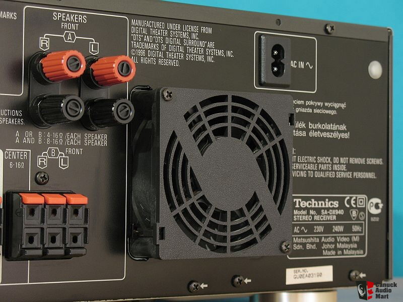TECHNICS SA-G90 RECEIVER DD DTS 3 OPTICALS 500W Photo #85144 - Canuck ...