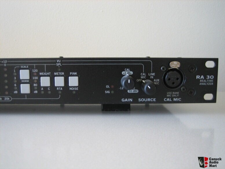 RANE RA30 30-Band 1/3 Octave Analyzer Photo #85490 - Canuck Audio Mart