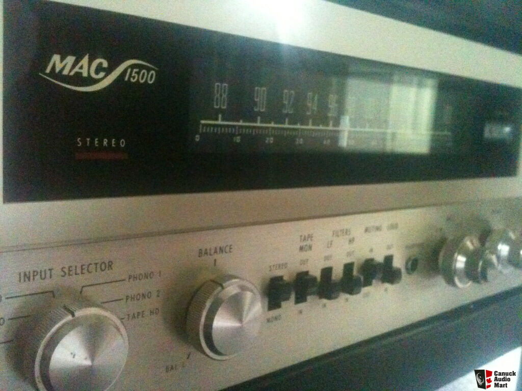 Mcintosh's first receiver,sale pending,...Ken For Sale - Canuck Audio Mart
