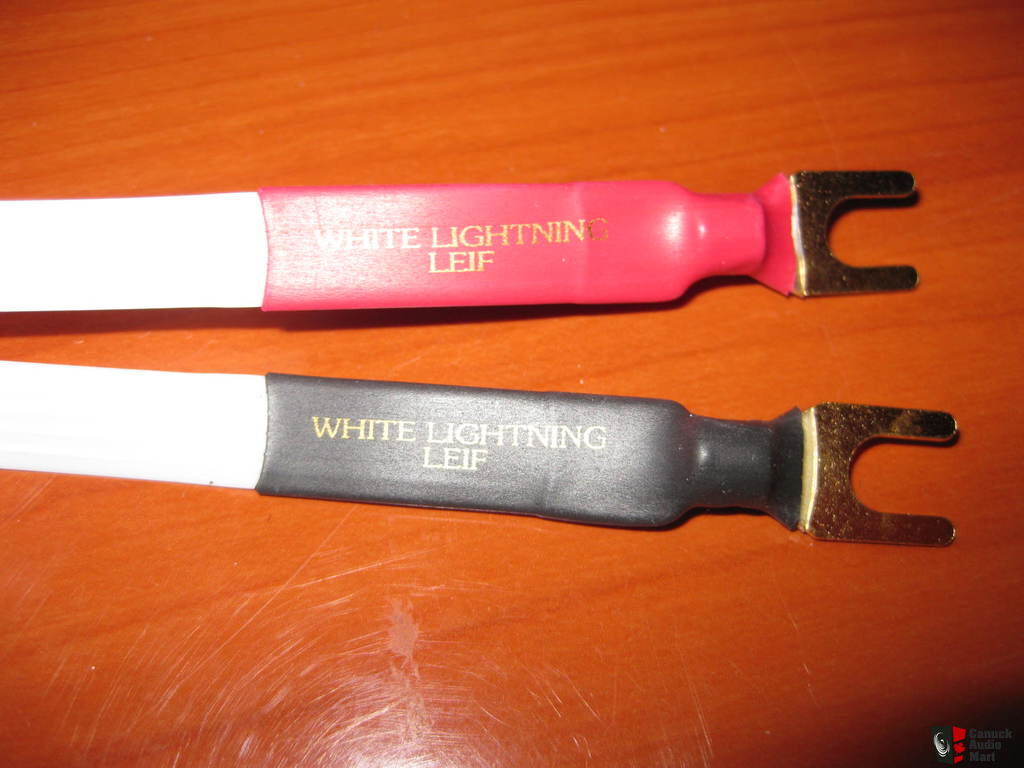 Nordost White Lightning Leif Series Speaker Cable. 3 Meters. Spade ...