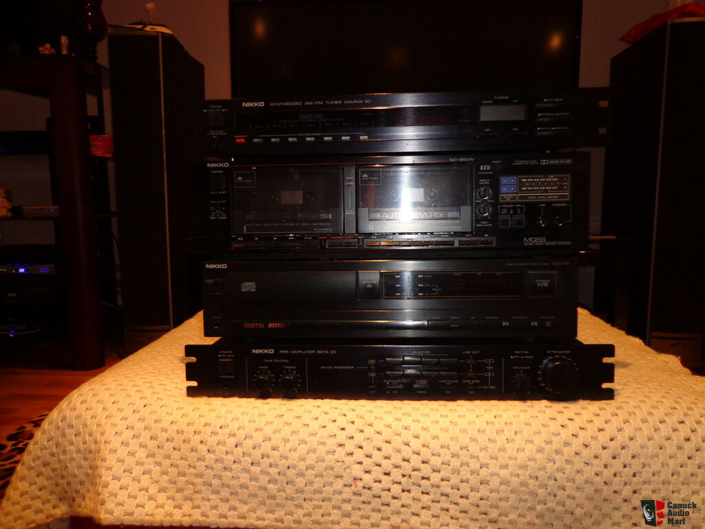 NIKKO Components (Tuner, Pre Amp, Cassette Deck, CD Player) Photo ...