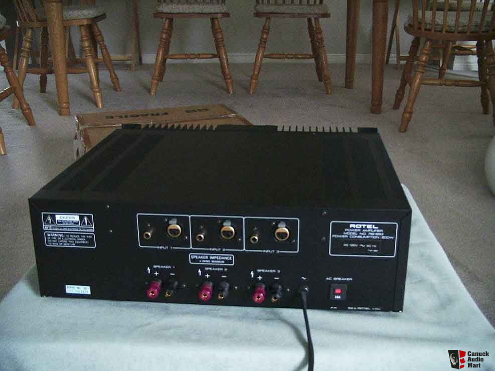 Rotel RB-993 Three Channel (3x200w) power amplifier certified THX Photo ...