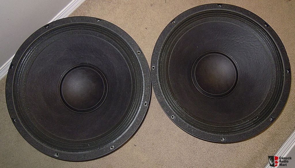 1 Pair - Eminence Omega Pro 18" Mid-Bass Woofers Only Photo #882117 ...