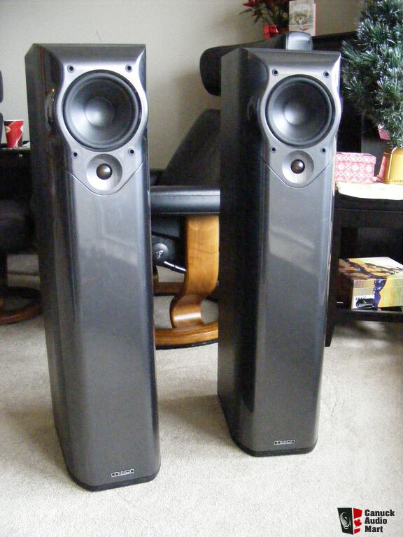 Mission M52 Tower Speakers and Klipsch 8 inch Subwoofer