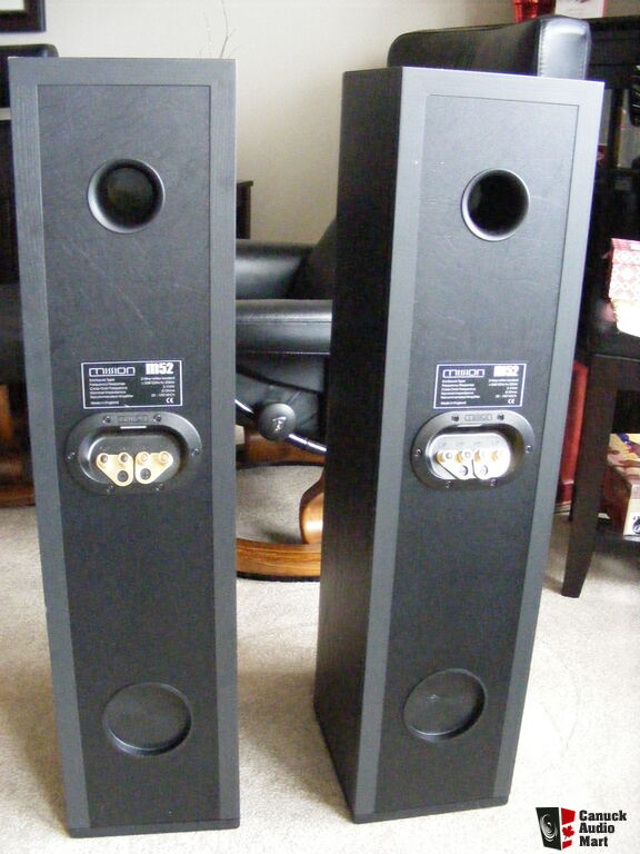 Mission M52 Tower Speakers and Klipsch 8 inch Subwoofer