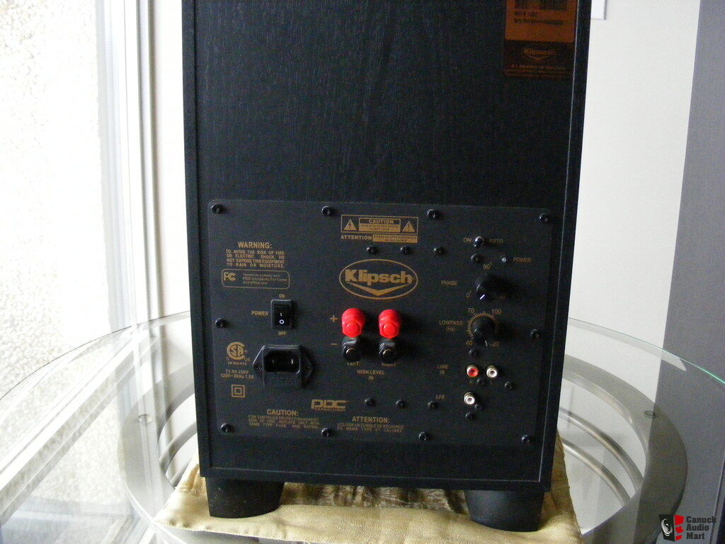 Mission M52 Tower Speakers and Klipsch 8 inch Subwoofer Photo #890625 ...