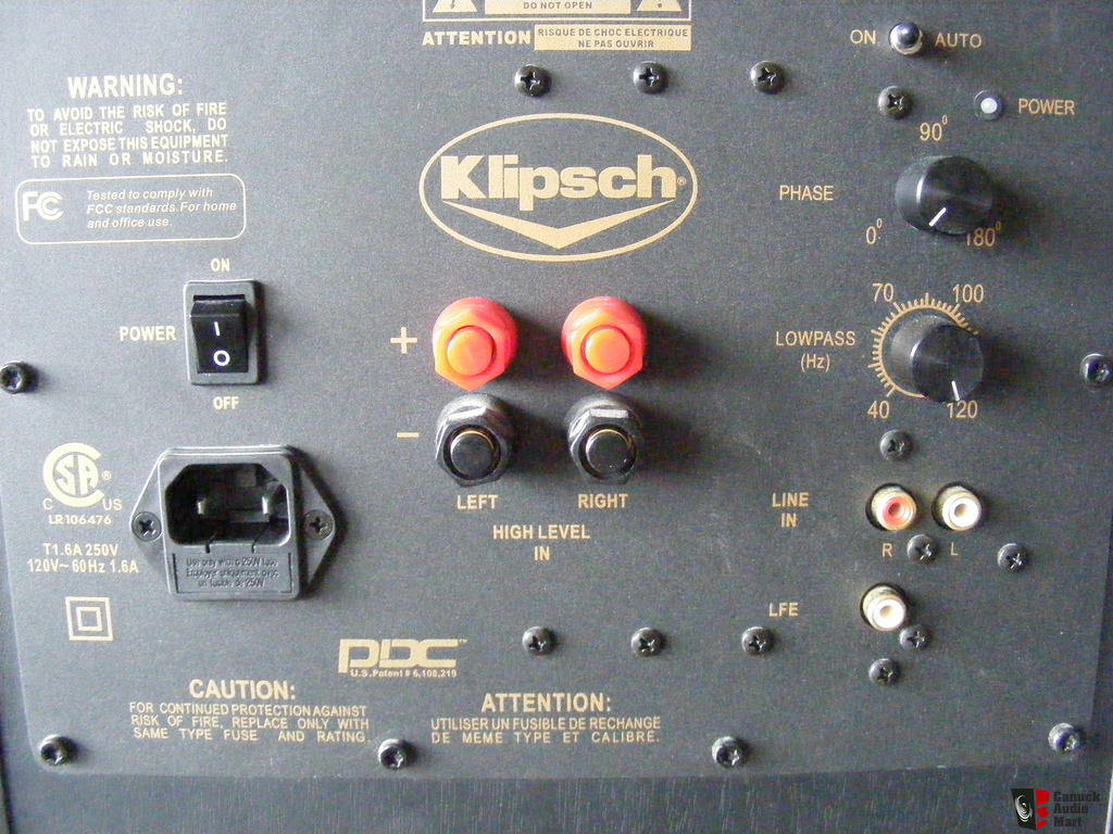 Mission M52 Tower Speakers and Klipsch 8 inch Subwoofer Photo #890627 ...