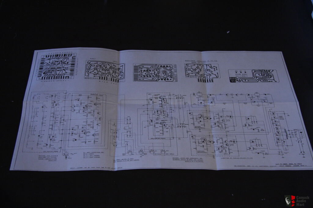 Sale Pending - Quad 33 Control Unit Instruction Booklet, Misc. Cables ...