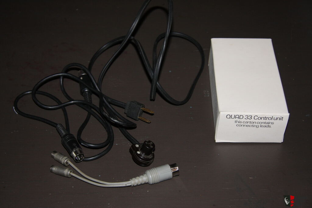 Sale Pending - Quad 33 Control Unit Instruction Booklet, Misc. Cables ...