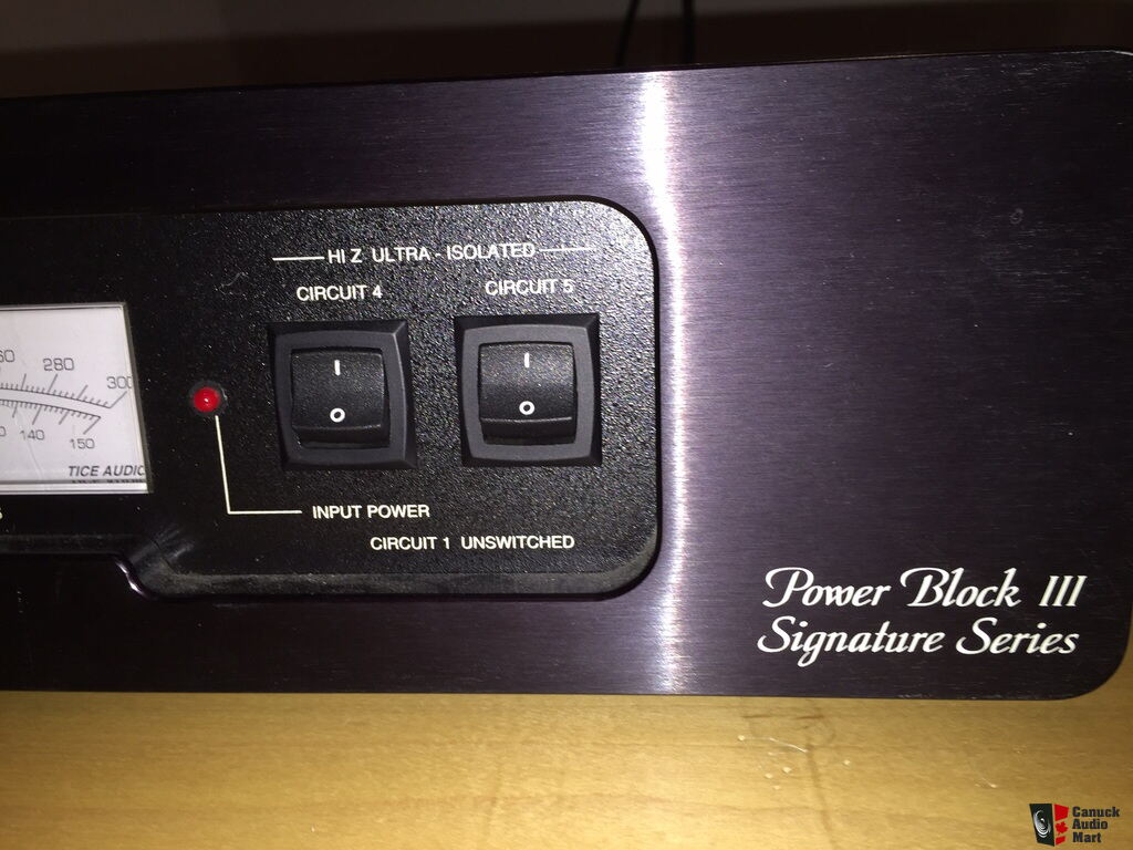 Tice Power Block Signature III Series Power Condtioner Photo #893157 ...