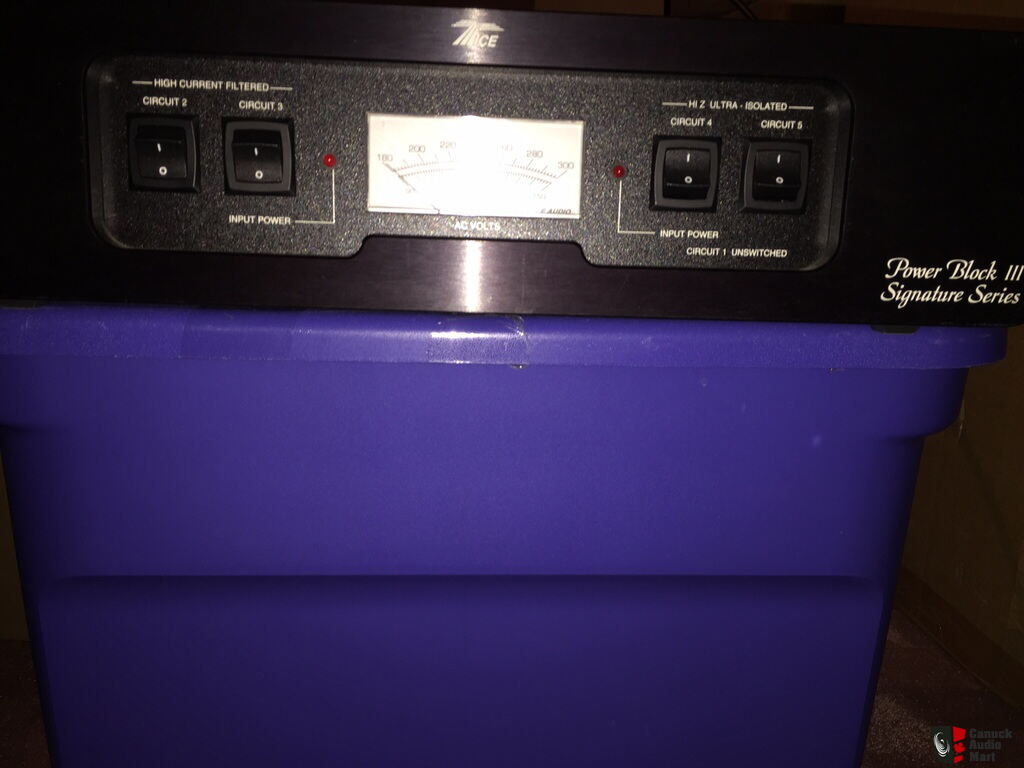 Tice Power Block Signature III Series Power Condtioner Photo #893157 ...