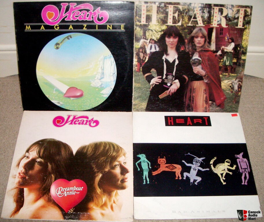 6 Heart Lps Collection -Classic Rock Photo #894271 - Canuck Audio Mart