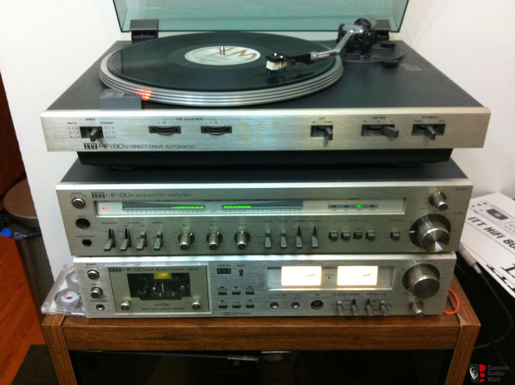ITT SHNAUB-LORENZ HIFI80 41 INTEGRATED AMPLIFIER *80 WATTS/CHANNEL ...