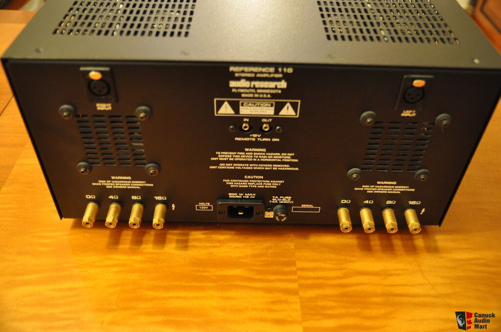 Audio Research Reference 110 amp with kt120's, $10,000 for $4495 Photo ...