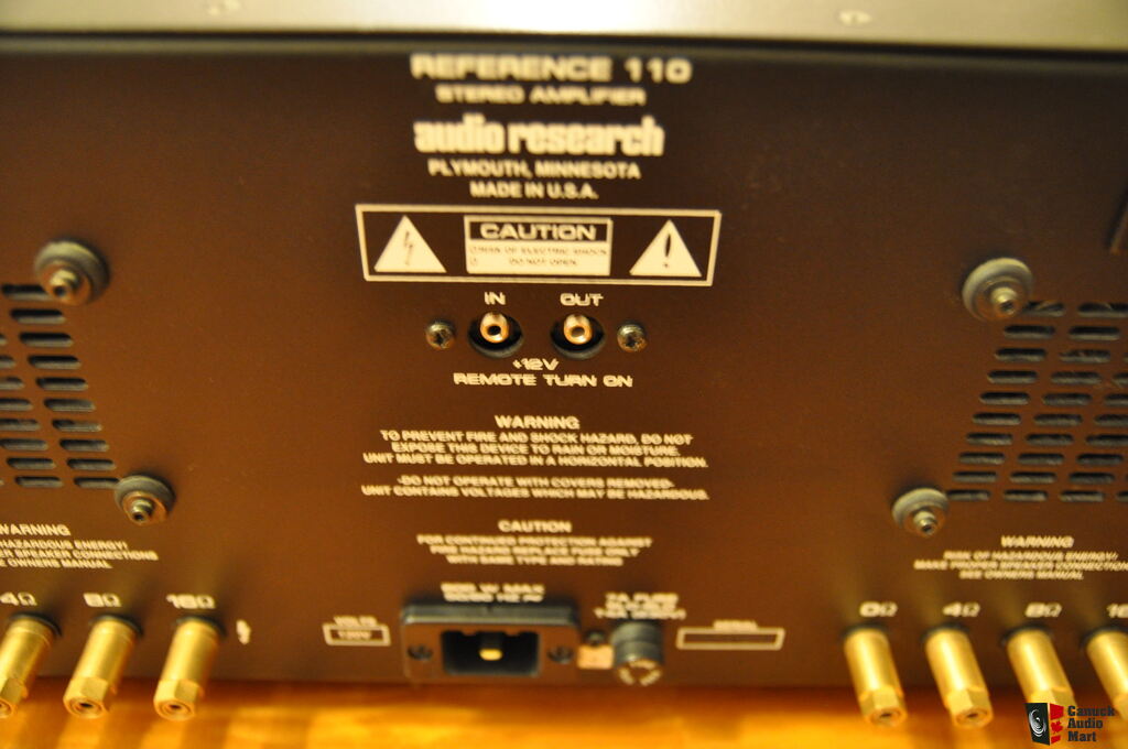 Audio Research Reference 110 amp with kt120's, $10,000 for $4495 Photo ...