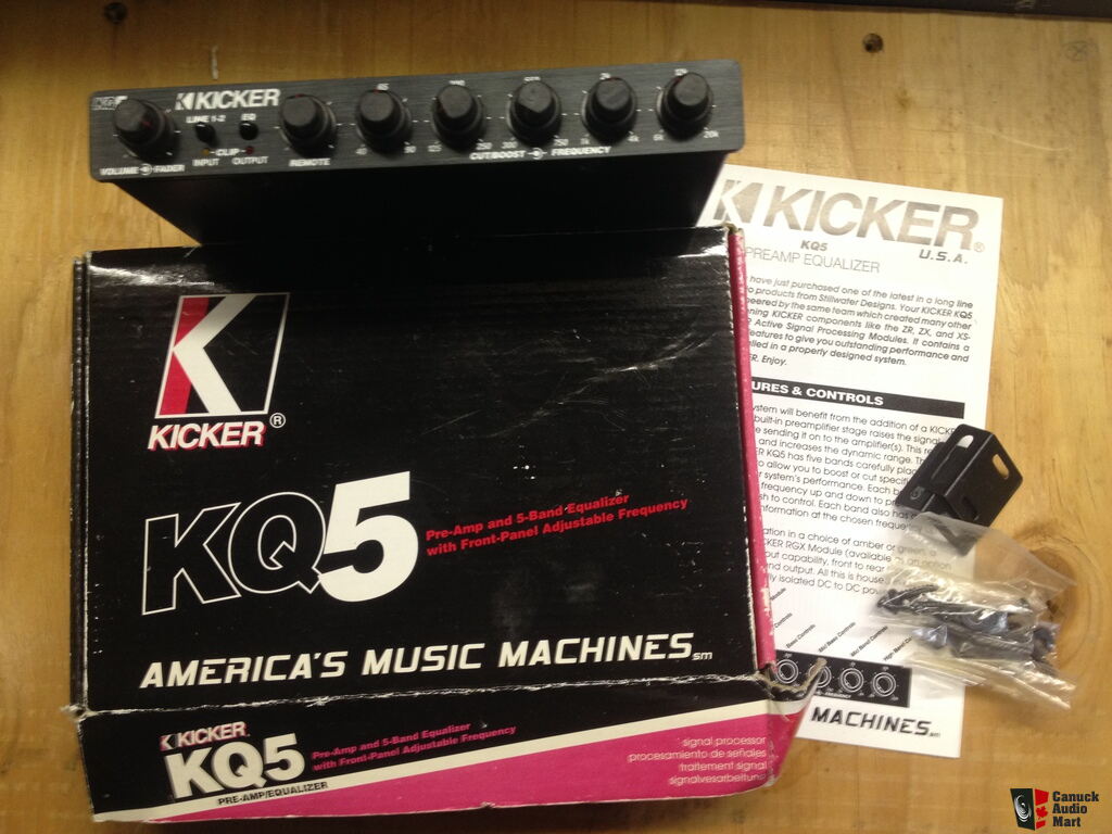 Kicker KQ 5 parametri pre amp eq NEW Photo #910599 - US Audio Mart