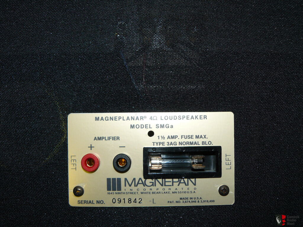 Magneplanar SMGa Photo #911401 - US Audio Mart
