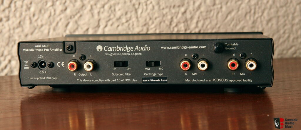 Cambridge Audio Azur 640P Phono Preamplifier for mm/mc Photo #911660 ...